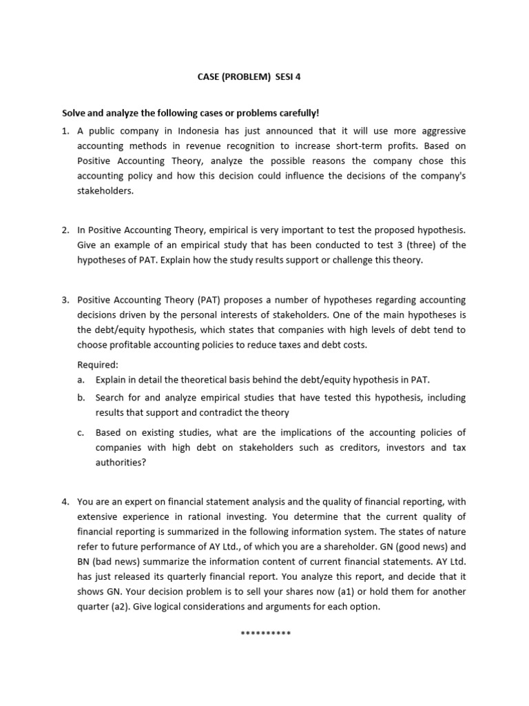 CASE Sesi 4 (1) | PDF