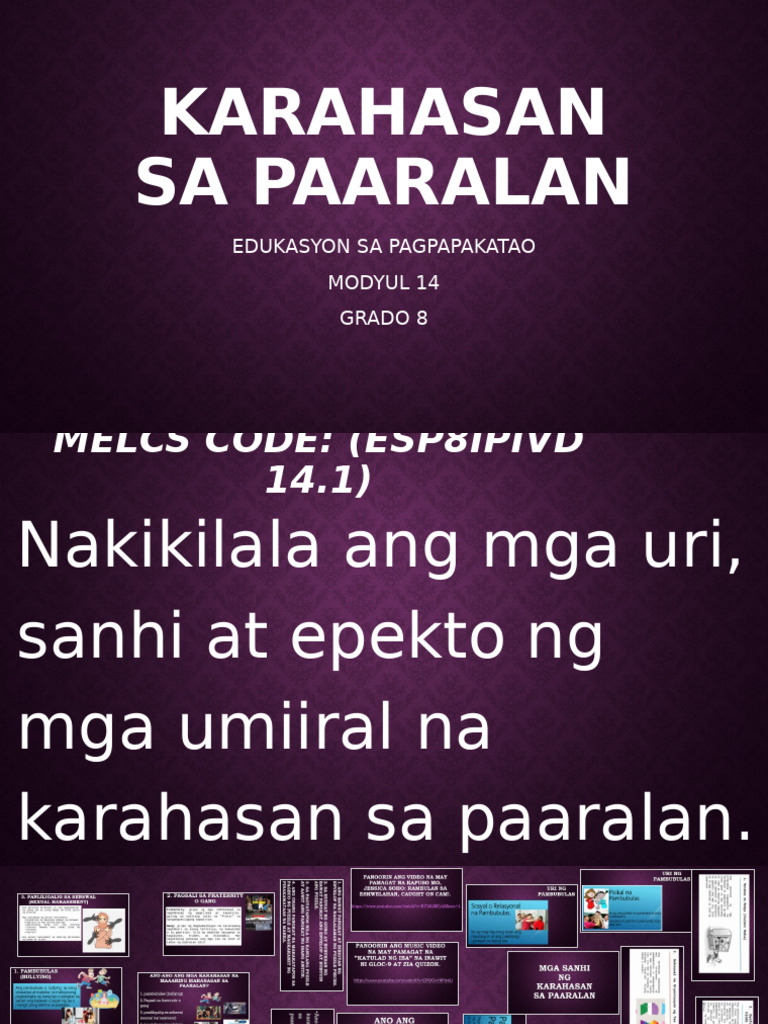 Karahasan Sa Paaralan-Obs | PDF