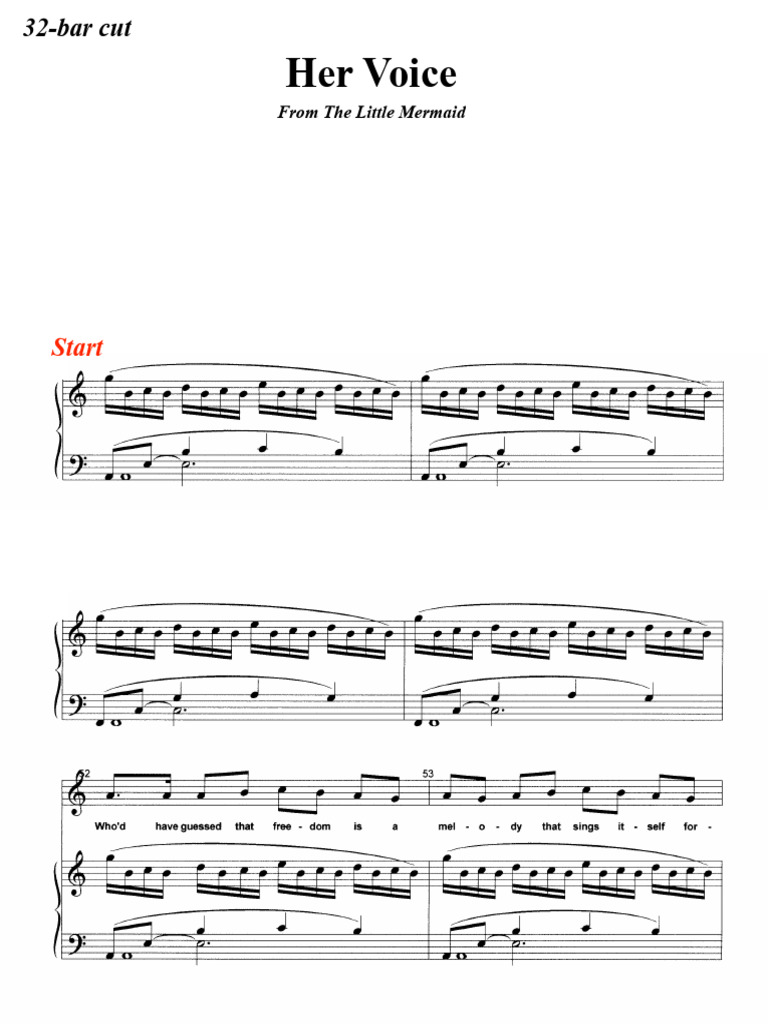 Her Voice - 32 Bar Cut | PDF