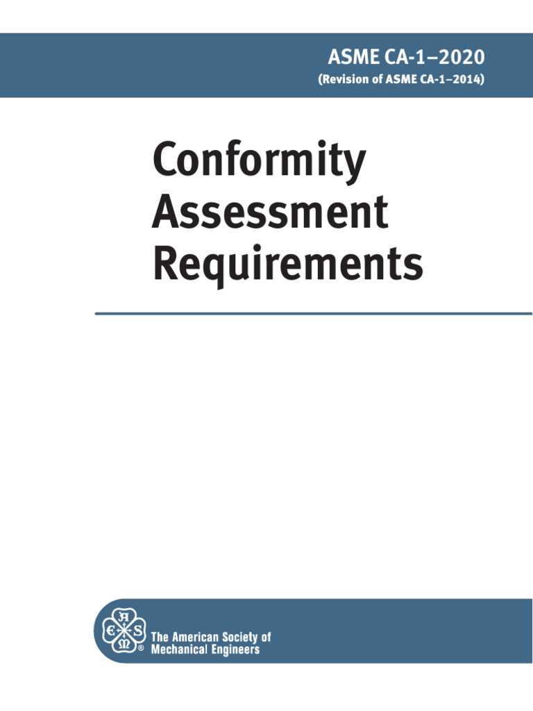 CA-1 Conformity Assessment Requirements | PDF | Audit | Evaluation