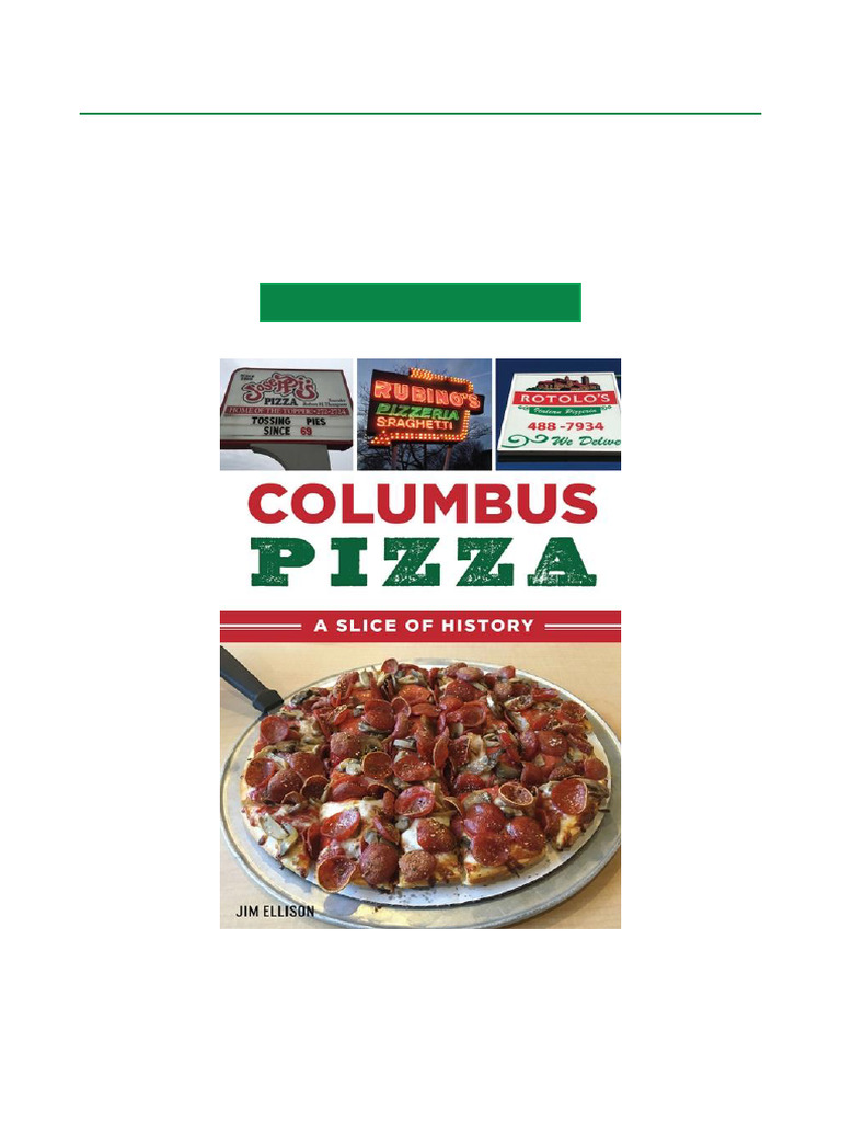Columbus Pizza: A Historical Guide | PDF