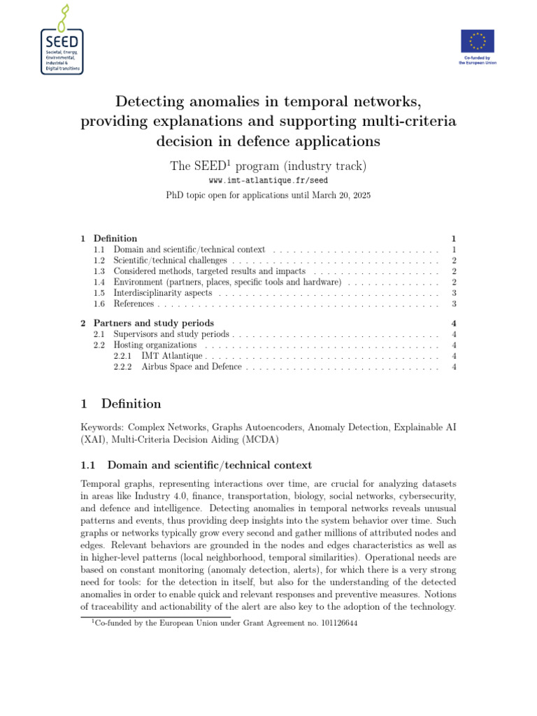 Anomaly Detection in Temporal Networks | PDF | Artificial Intelligence ...