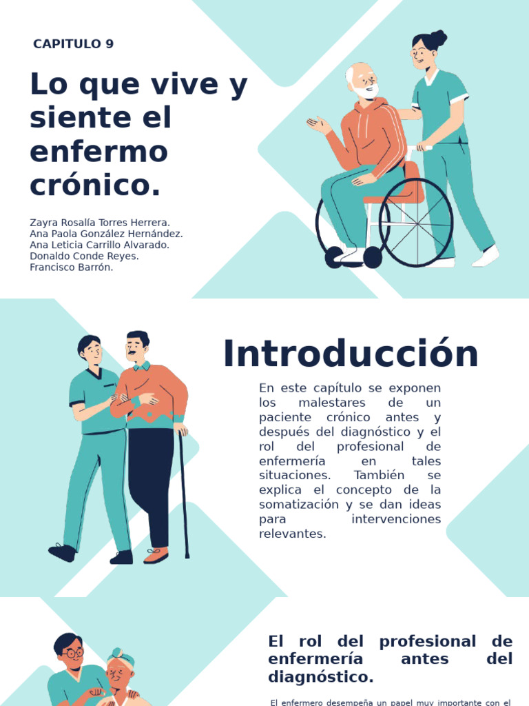 Presentación Enfermería Turquesa | PDF | Diagnostico medico | Las emociones