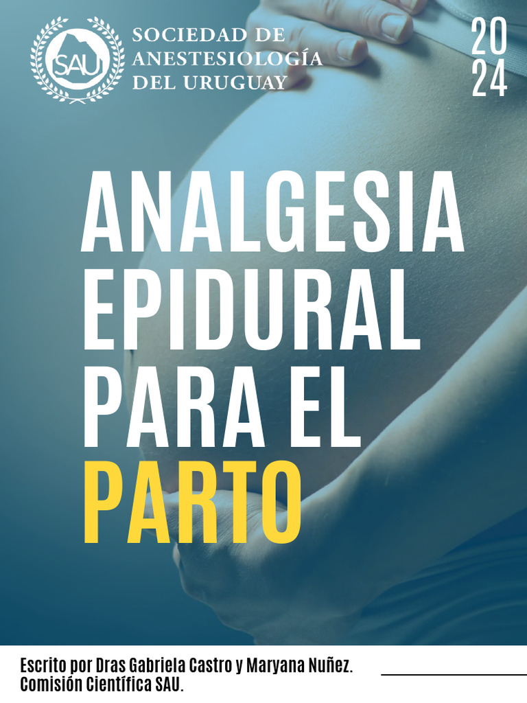 Analgesia Epidural para El Parto | PDF | Parto | Especialidades Medicas