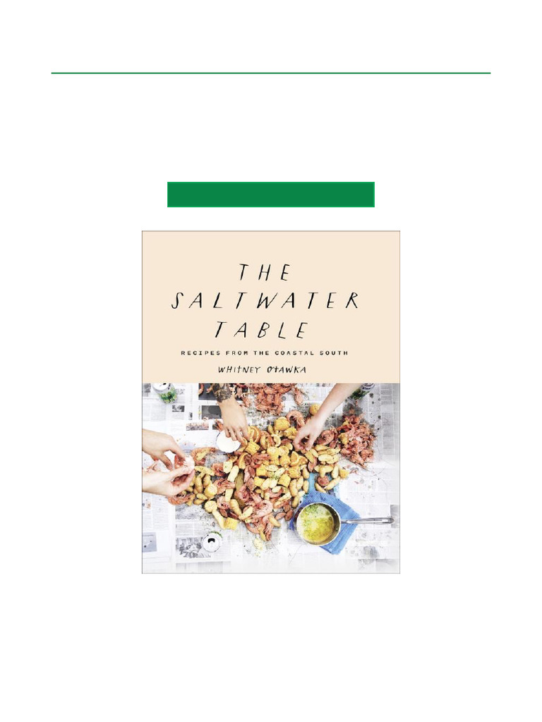 Widely Read The Saltwater Table Recipes From The Coastal South Scribd ...