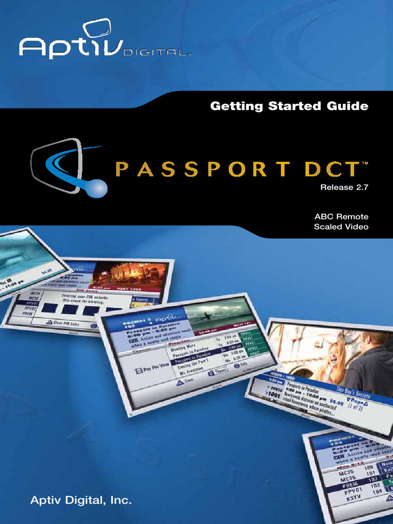 passport-dct-qs-gettingstarted | PDF | High Definition Television | Set Top Box