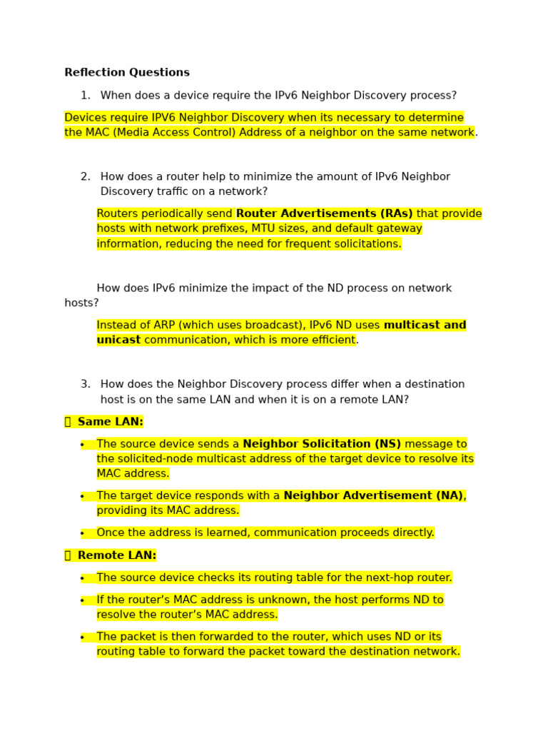 Packet Tracer 9.3.4 Reflection | PDF