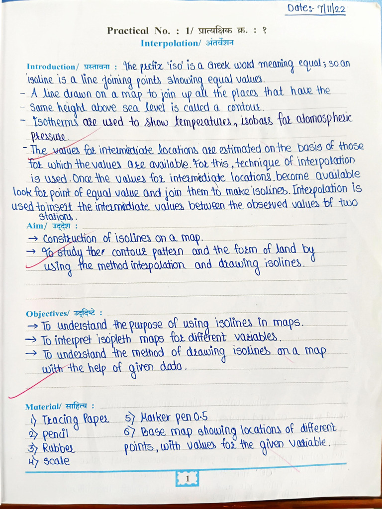 Geography Practical Book | PDF