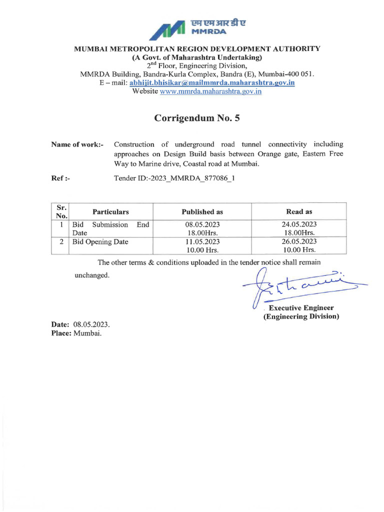 Corrigendum 5 | PDF