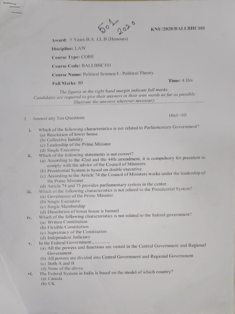 2020 previous year question | PDF