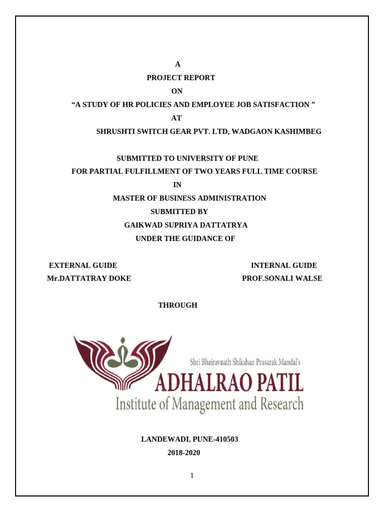 Summer Intrnship Project2 | PDF | Employment | Human Resources