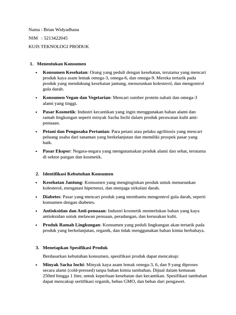 Brian Widyadhana - Kuis Tekpro | PDF