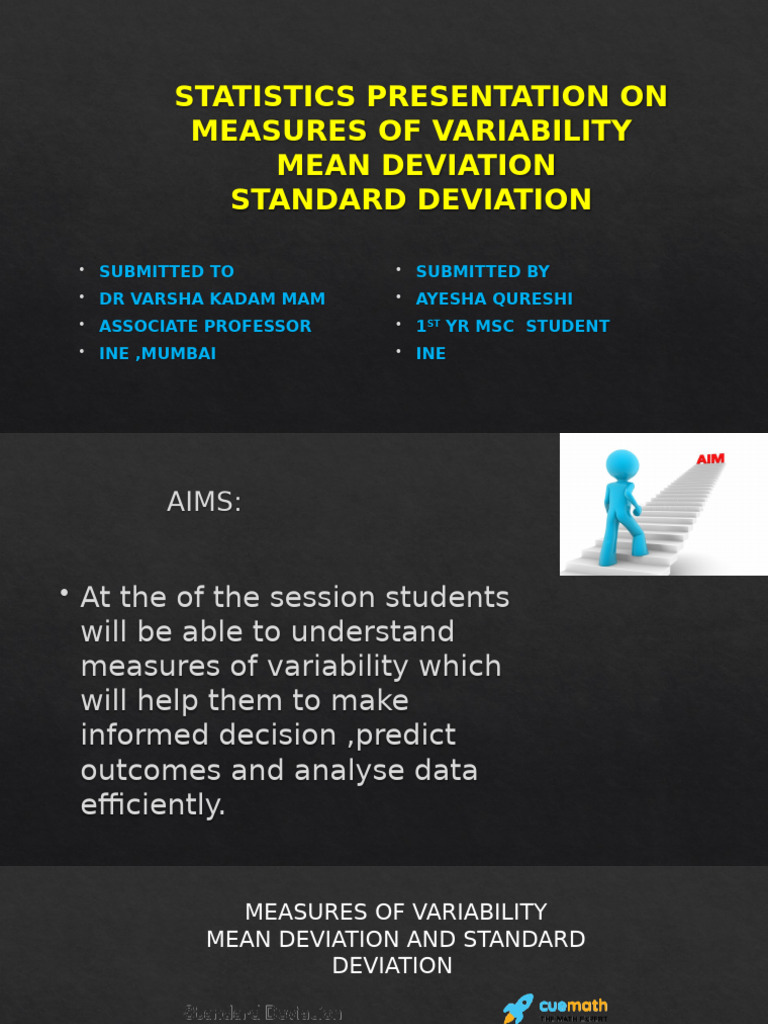 MEASURES OF VARIABILITY NEW | PDF | Standard Deviation | Median
