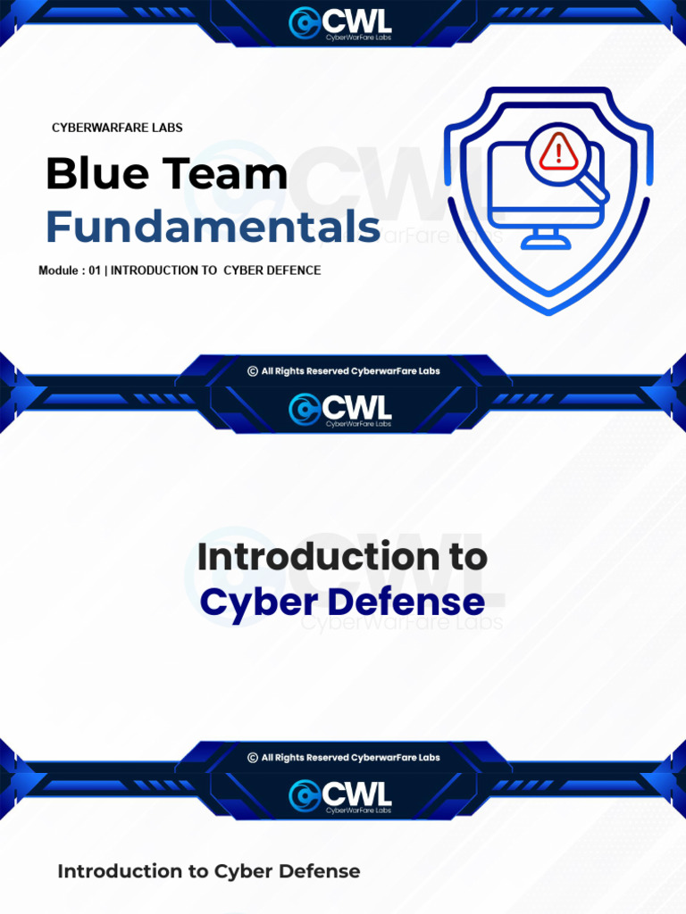 Understanding Blue Team Roles in Cyber Defense | PDF | Security ...