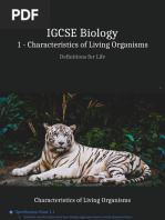 The Characteristics of Living Organisms - Cambridge IGCSE™ Biology ...