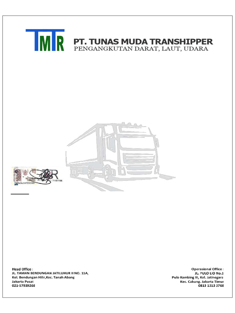 SURAT PERNYATAAN TIDAK ADA USAHA TMR 2024 | PDF