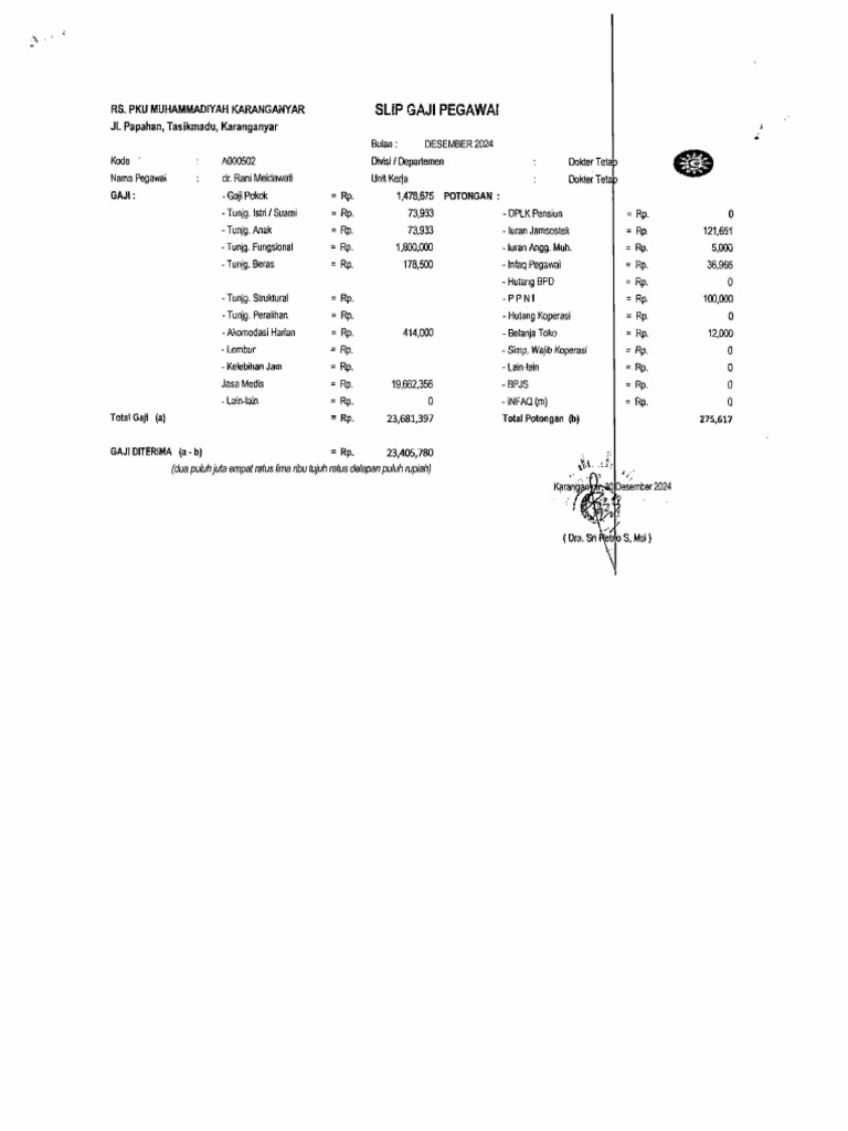 Slip Gaji | PDF