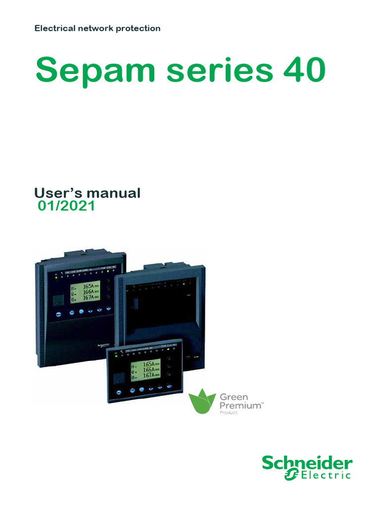 Sepam Series 40 Pcred301006en | PDF | Power Engineering | Physical ...