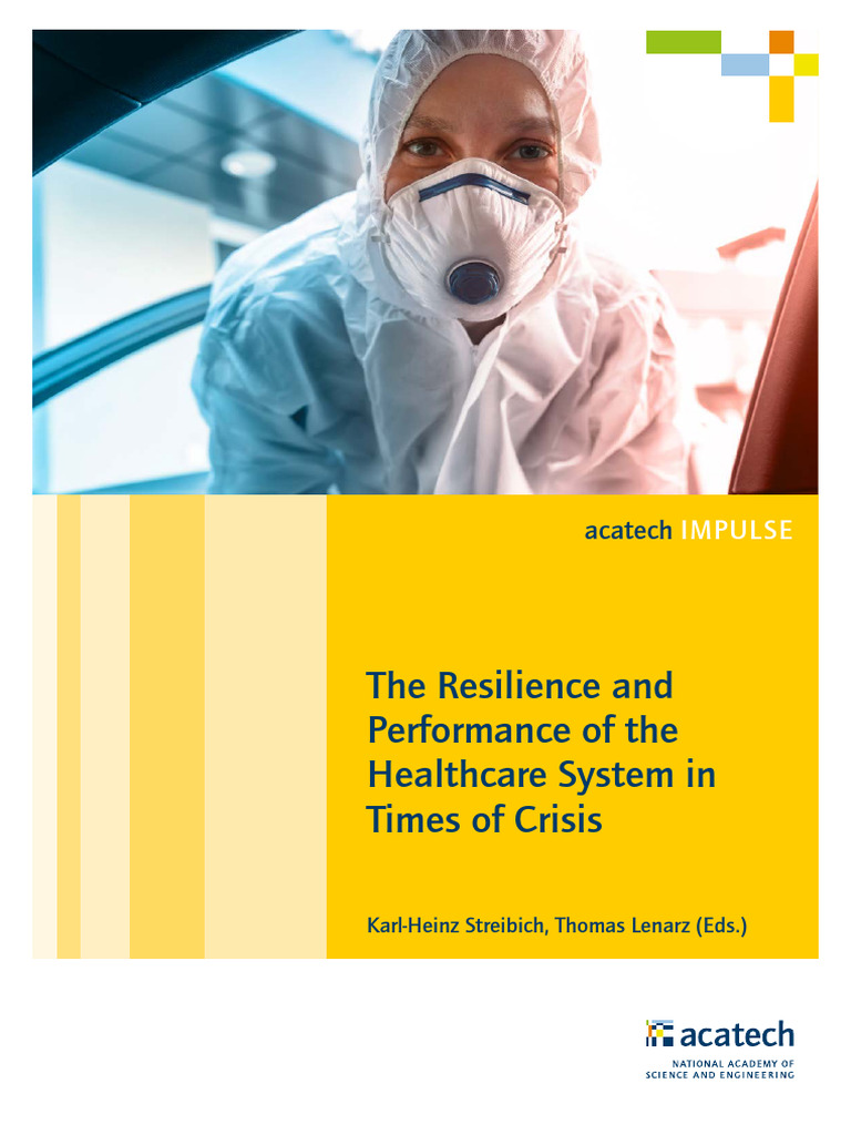 The Resilience and Performance of The Healthcare System in Times of ...