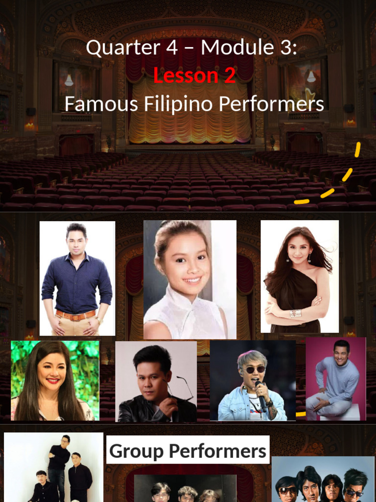 Q4 Arts Module 3 L23 (1) | PDF | Musical Theatre | Performing Arts