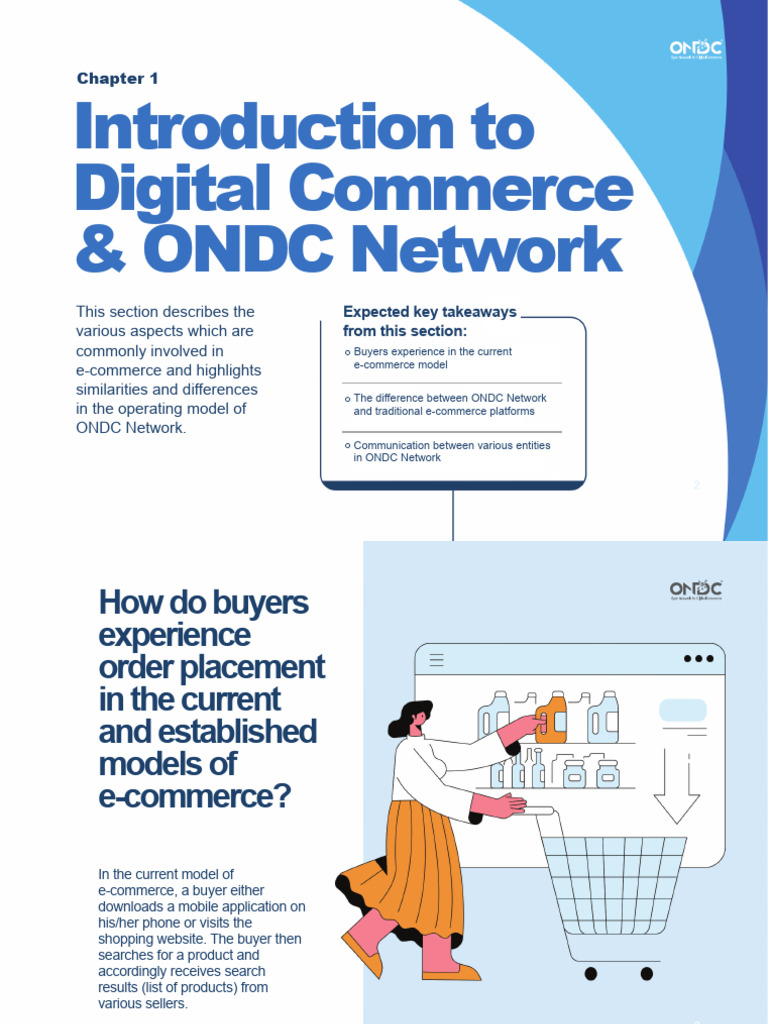 Handbook-Introduction to Digital Commerce & ONDC | PDF | E Commerce | Sales