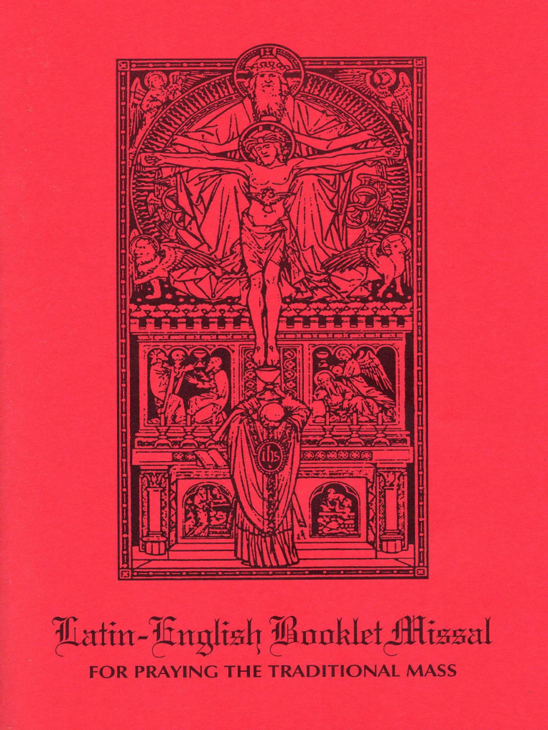 Latin-English Booklet Missal (For Praying The Traditional Mass) | PDF
