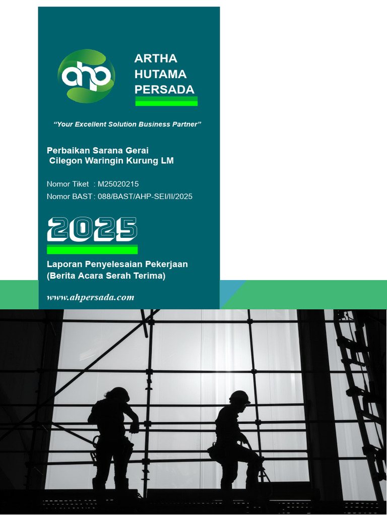 Laporan Pekerjaan Renovasi Gudang | PDF