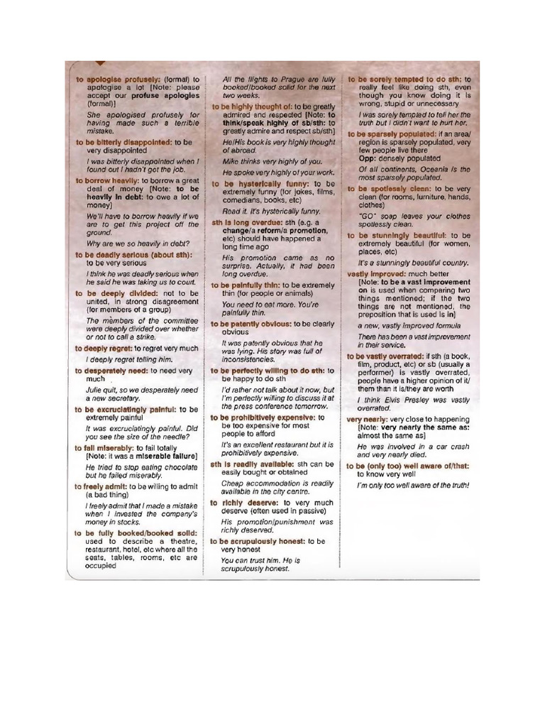 Collocations 2 | PDF