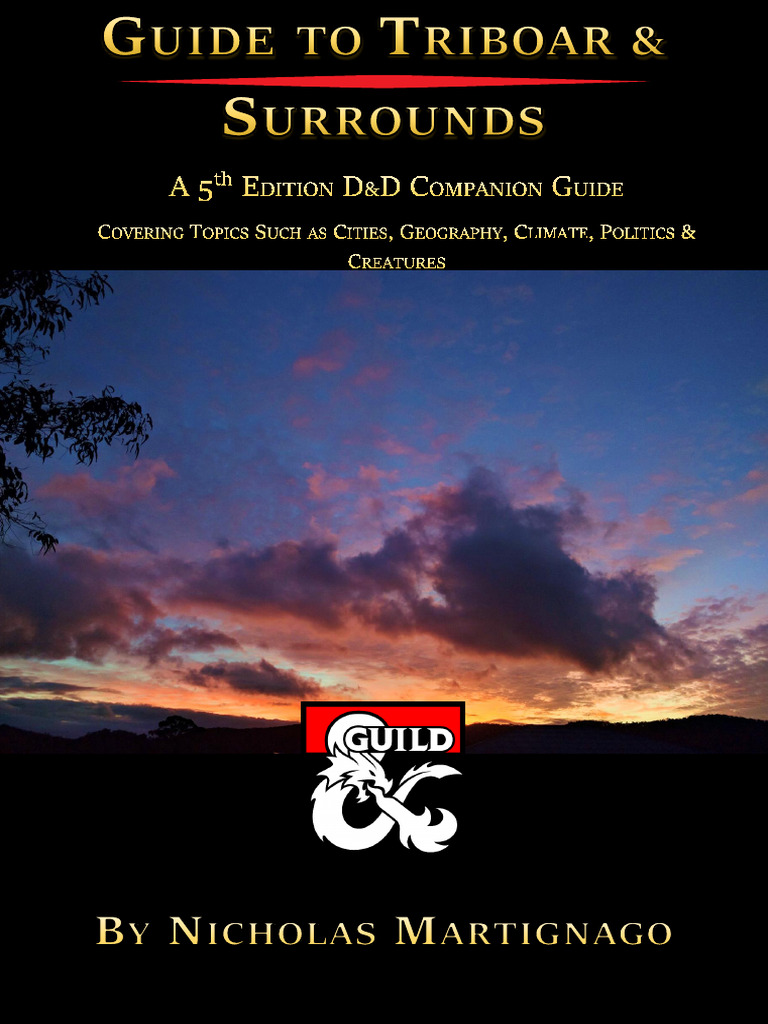 1110403-Guide To Triboar and Surrounds | PDF | Dungeons & Dragons ...