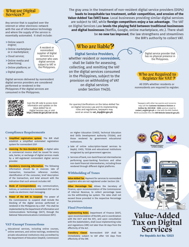 VAT on Digital Services in the Philippines | PDF | Invoice | Taxes