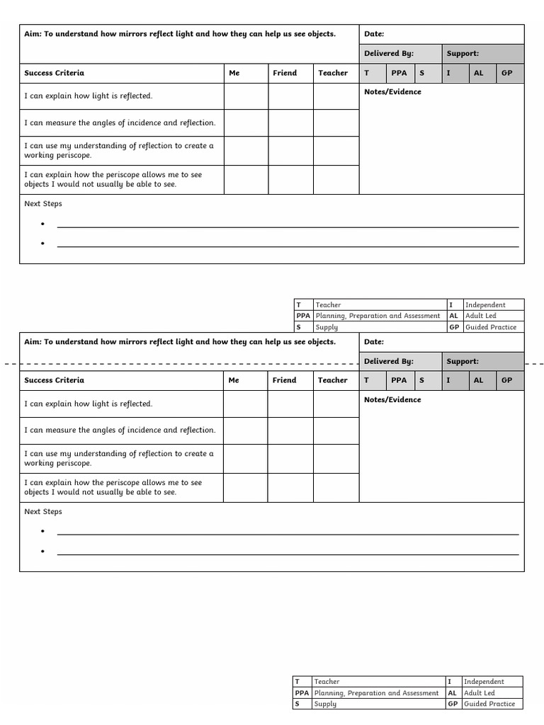 Marking Grids Reflecting Light | PDF