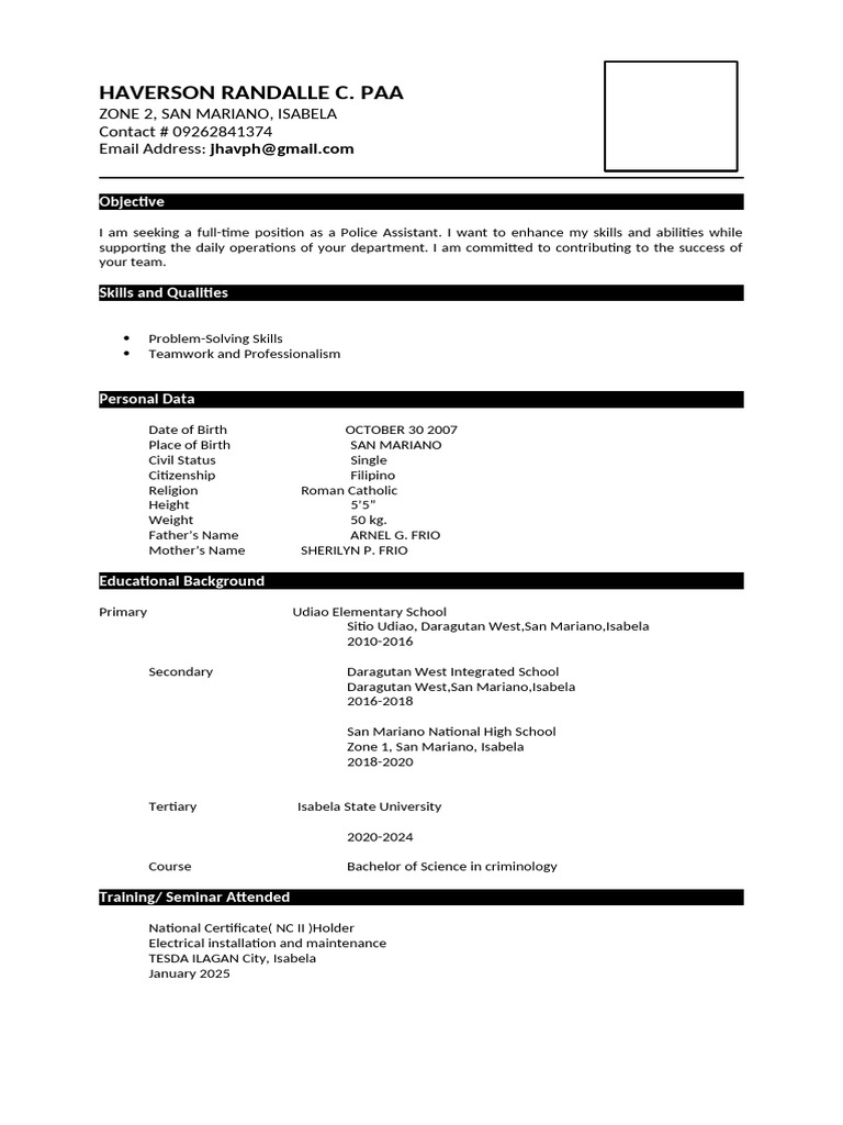 Resume-Ko 1 | PDF
