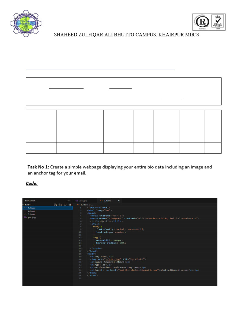 lab 01 | PDF | Web Development | Hypertext