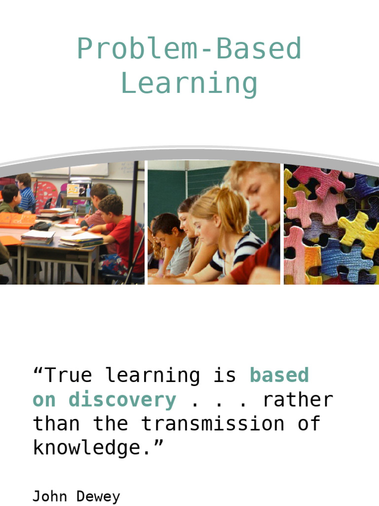 Understanding Problem-Based Learning | PDF | Education Theory | Learning