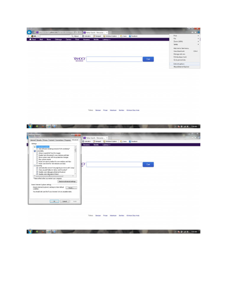 Cara Membuat Default Internet Explorer Pada RTN | PDF