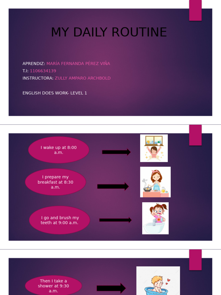 My Daily Routine Overview | PDF