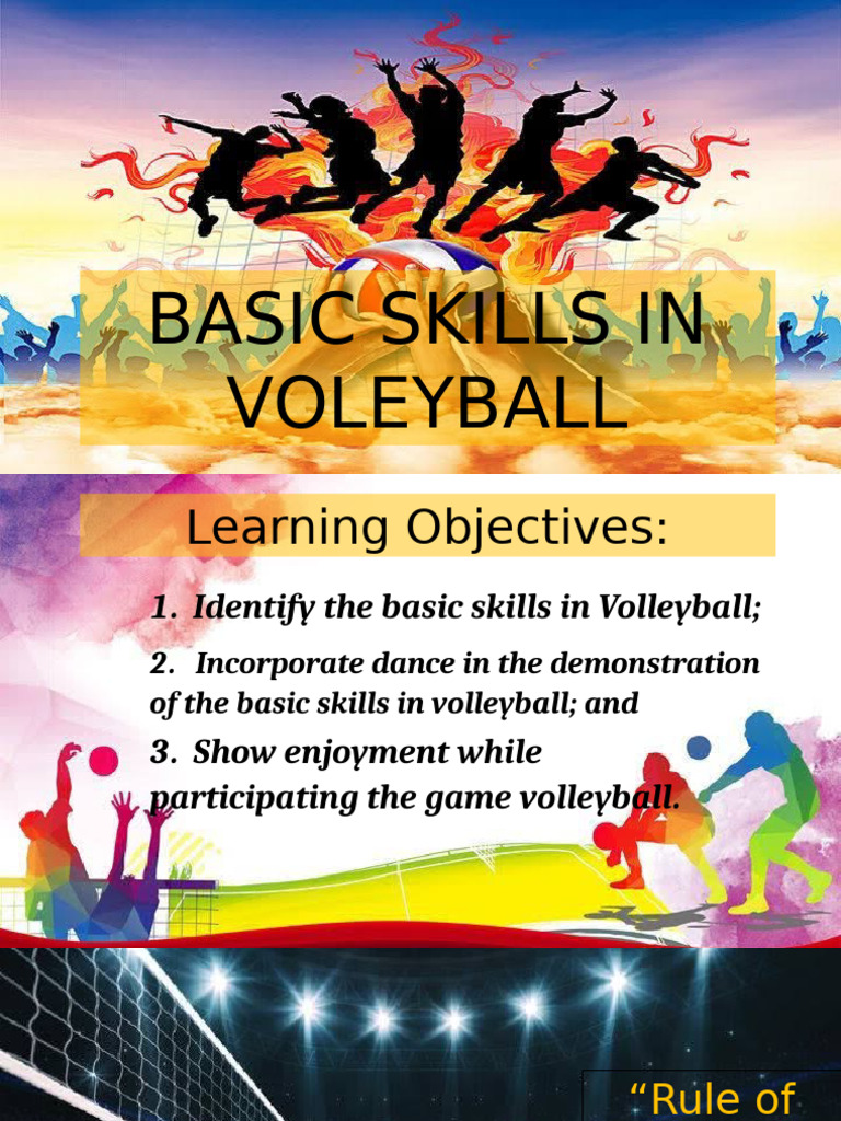 Basic Volleyball Skills and Activities | PDF | Volleyball