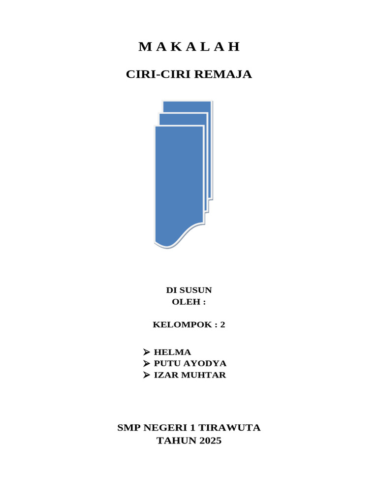 Ciri-Ciri Remaja dan Perubahannya | PDF