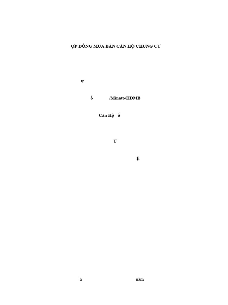 CT1 - Mẫu HĐMB | PDF