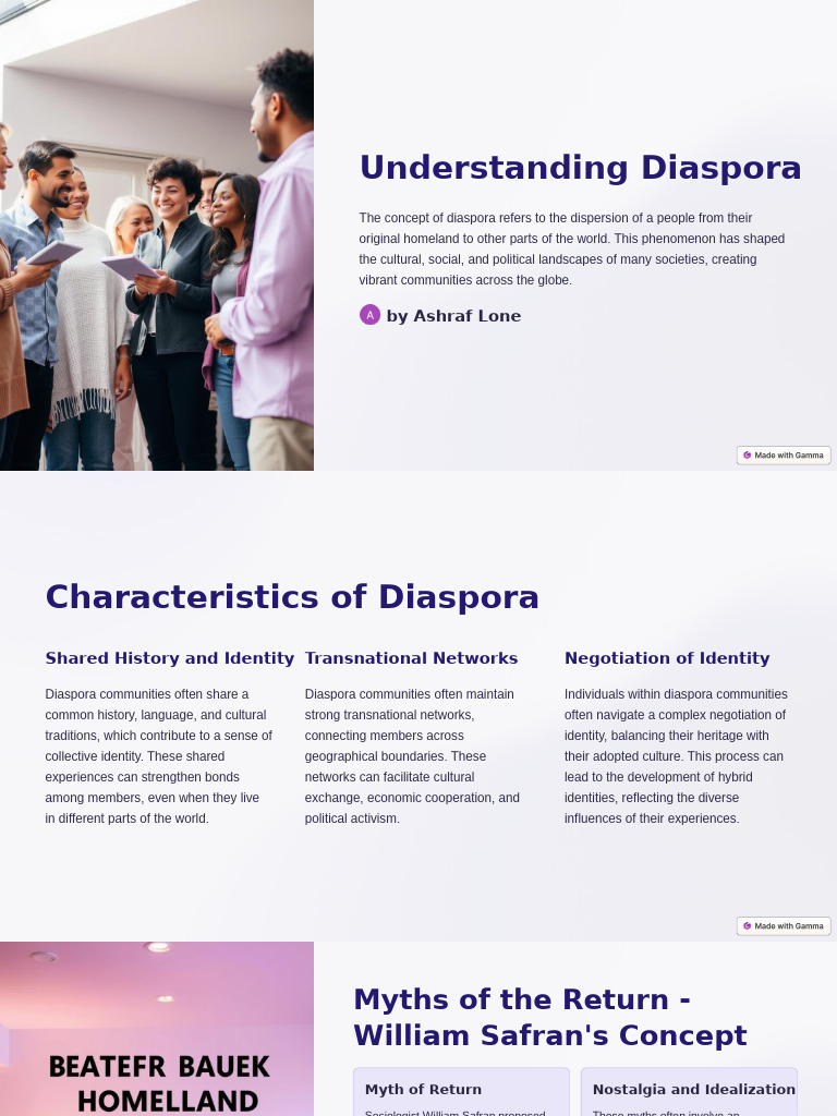 Understanding Diaspora Dynamics | PDF | Diaspora | Identity (Social ...