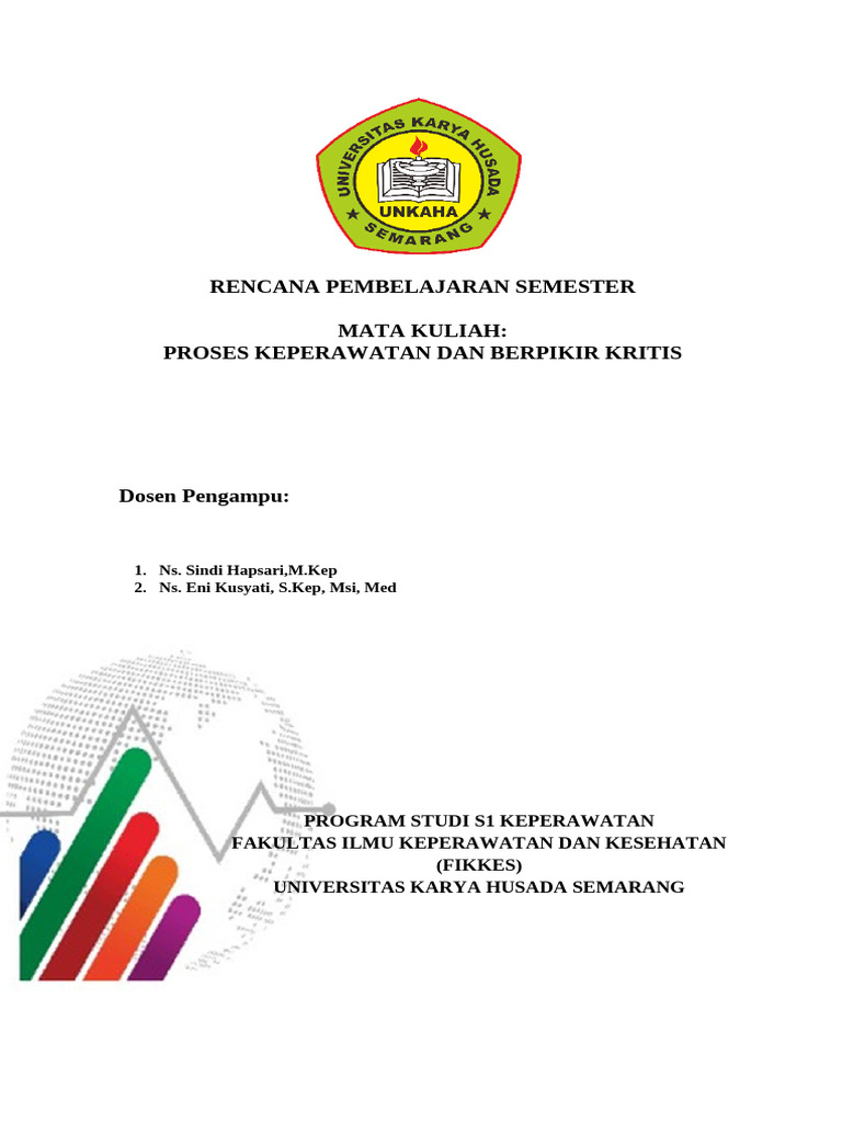 OBE - RPS S1 Proses Keperawatan Dan Berpikir Kritis 2024 | PDF