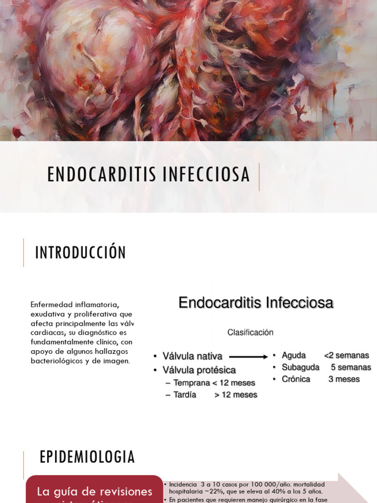 Endocarditis Infecciosa | PDF | Terapia | Staphylococcus Aureus