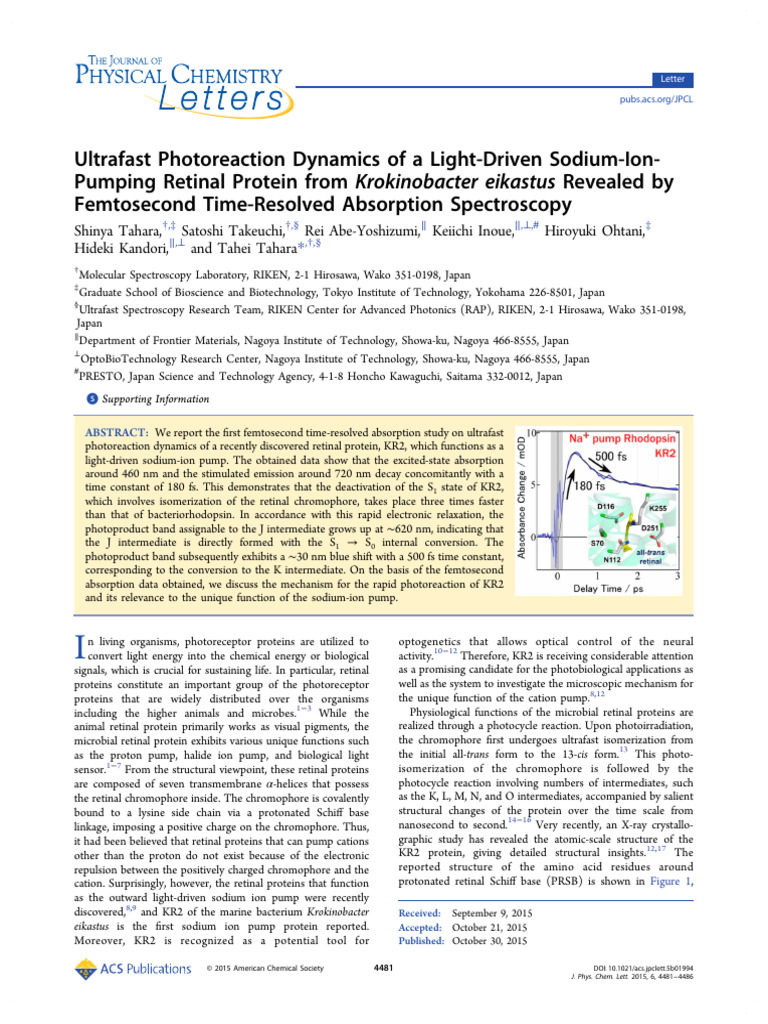 tahara-et-al-2015-ultrafast-photoreaction-dynamics-of-a-light-driven-sodium-ion-pumping-retinal ...