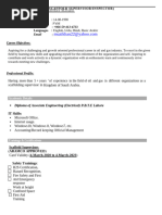 Scaffolding Supervisor - Zuhaib Ali - CV | PDF | Safety | Business