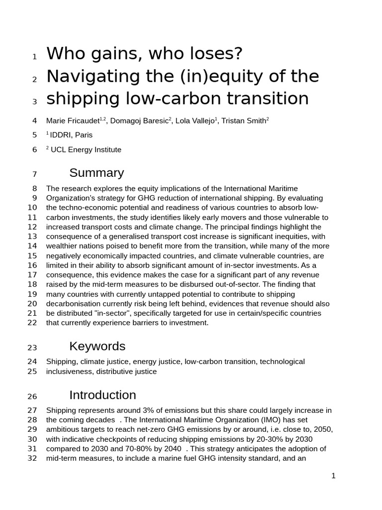 manuscript_v1 | PDF | Low Carbon Economy | Climate Change Mitigation