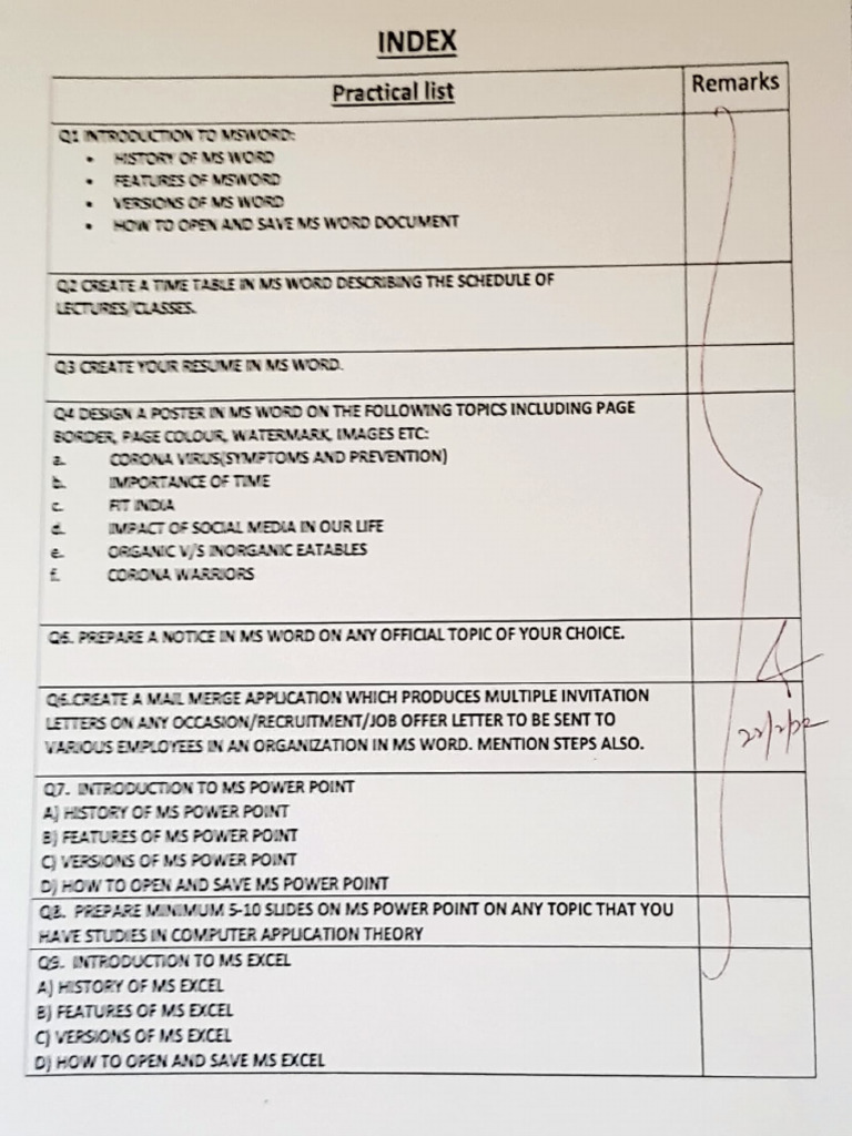 IT Practical File | PDF