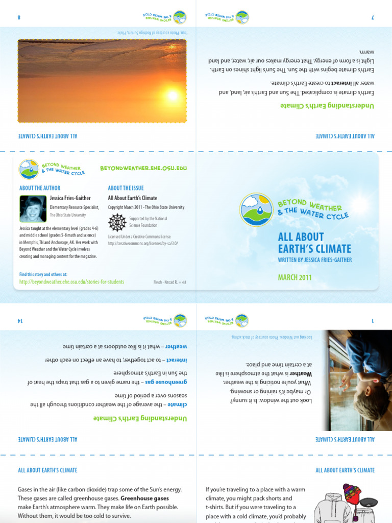 All About Earth Climate Booklet | PDF | Earth | Climate