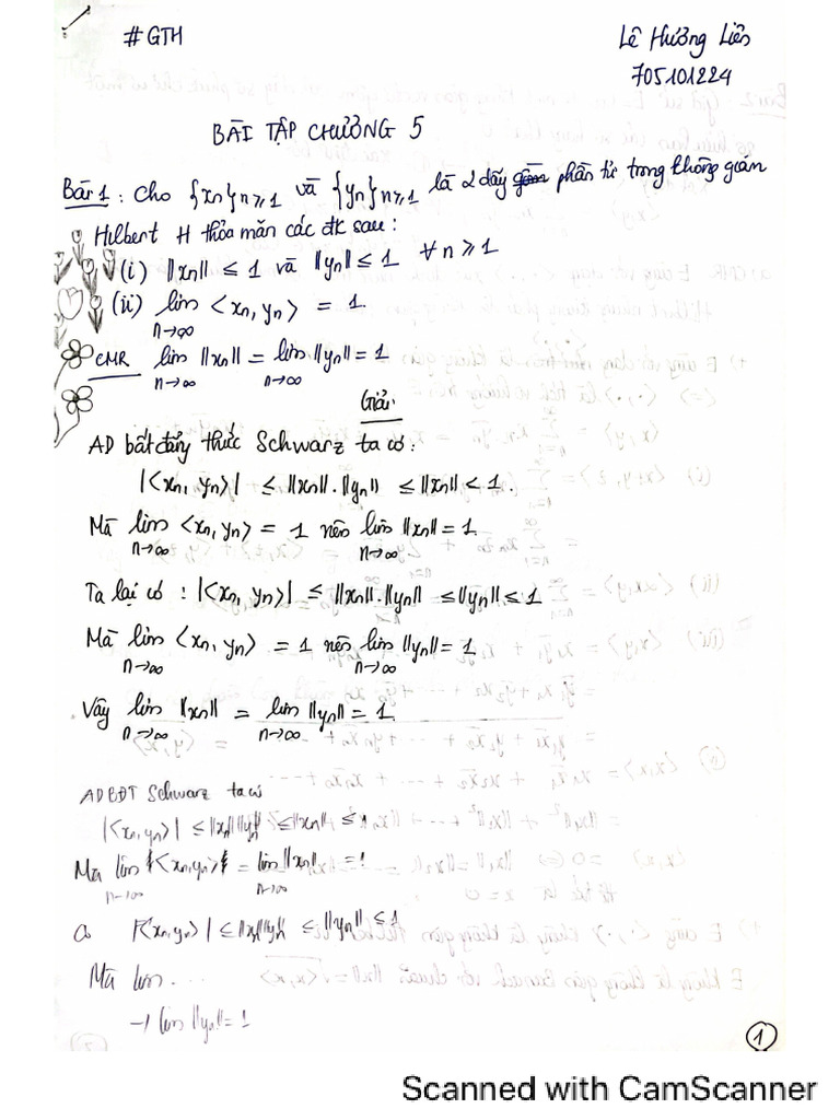 Btap GTH Chương 5 | PDF