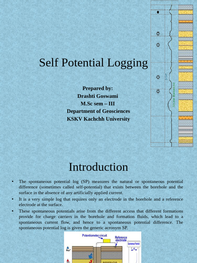 Self Potential Logging DNG | PDF | Electromagnetism | Applied And Interdisciplinary Physics