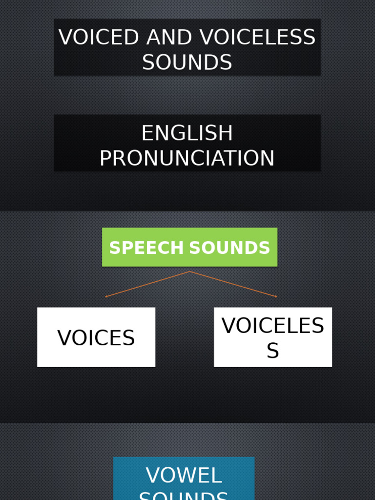 Voiced and Voiceless Sounds | PDF
